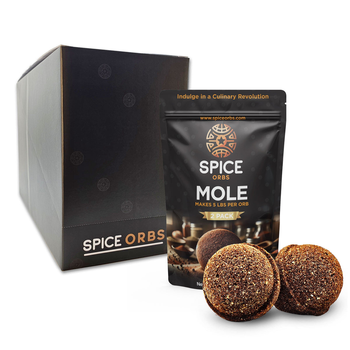 Large Mole Spice Orb Case Of 6 | Spice Orbs