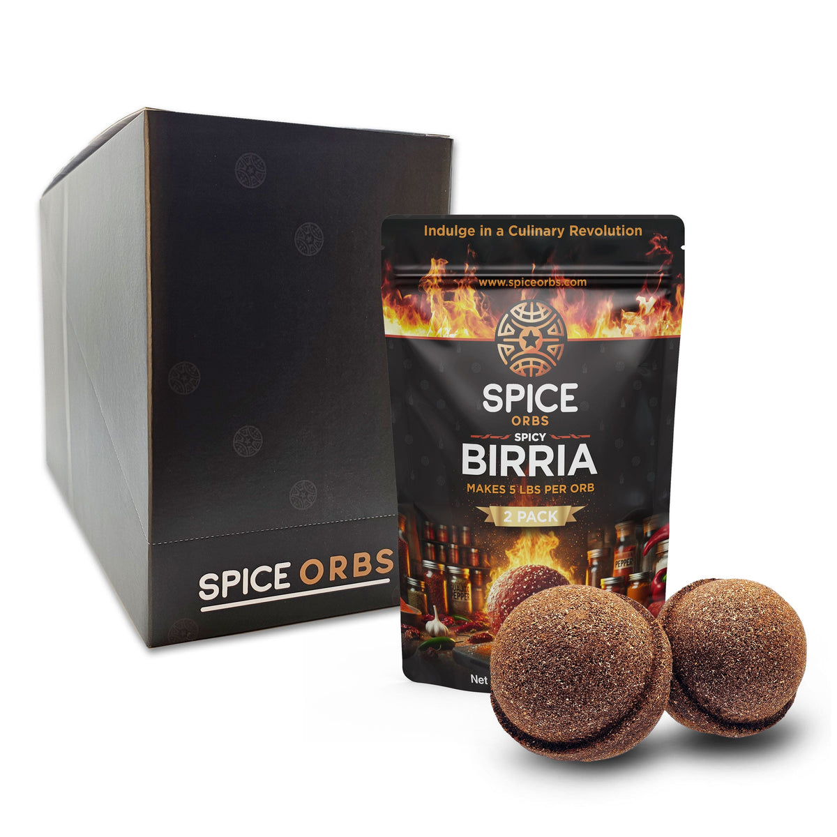 Large SPICY Birria Spice Orbs - Case of 6