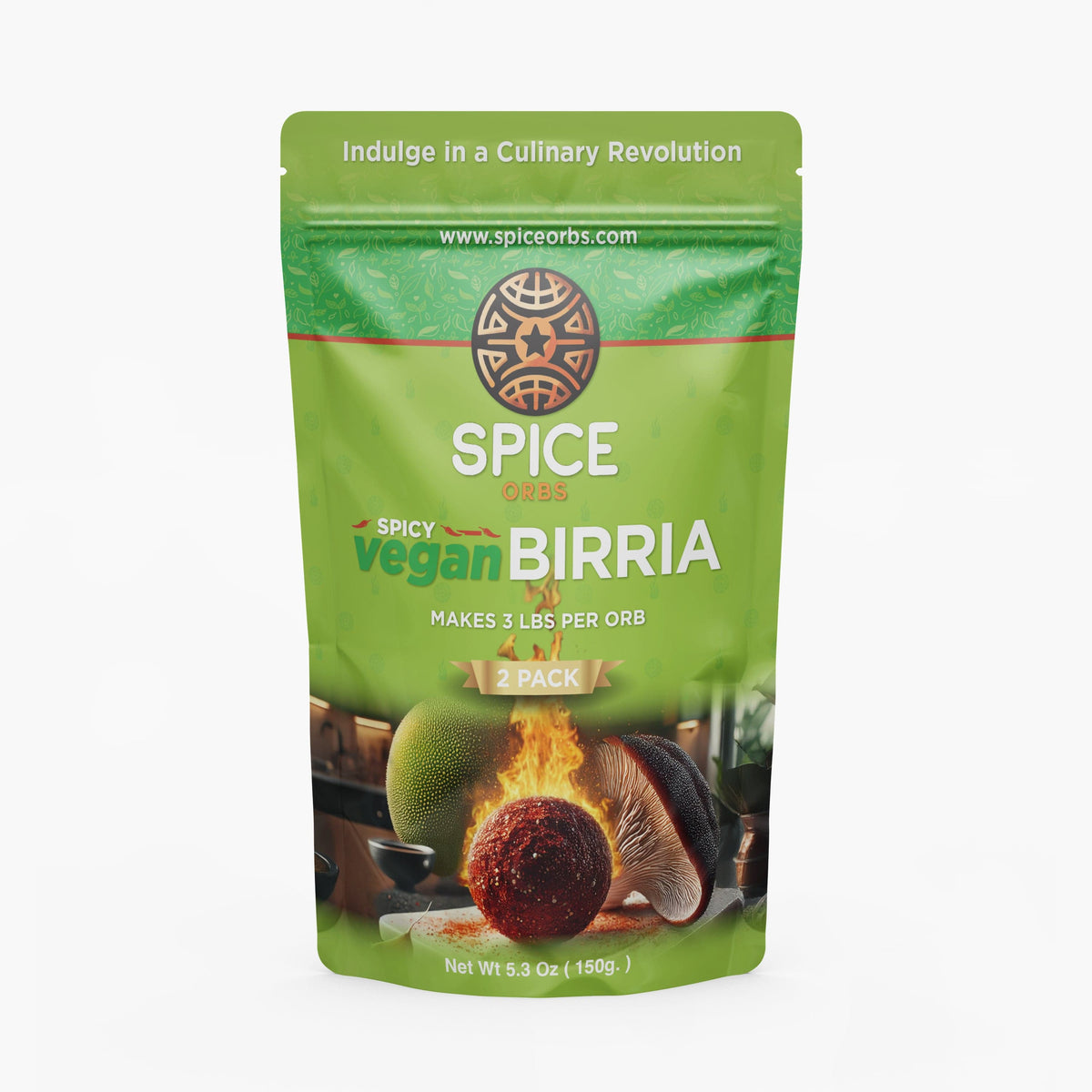 Medium Spicy Vegan Birria - Pack of 2 – Spice Orbs